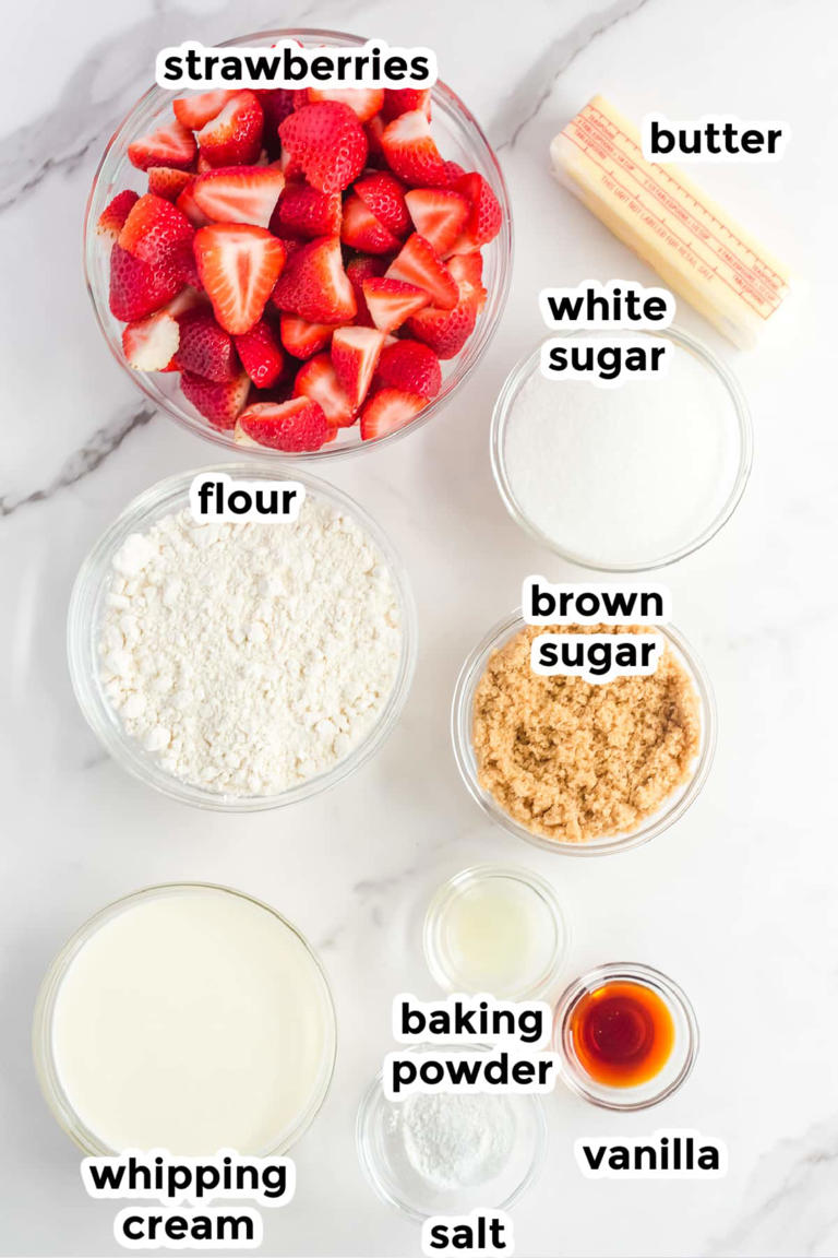 Fresh Strawberry Cobbler