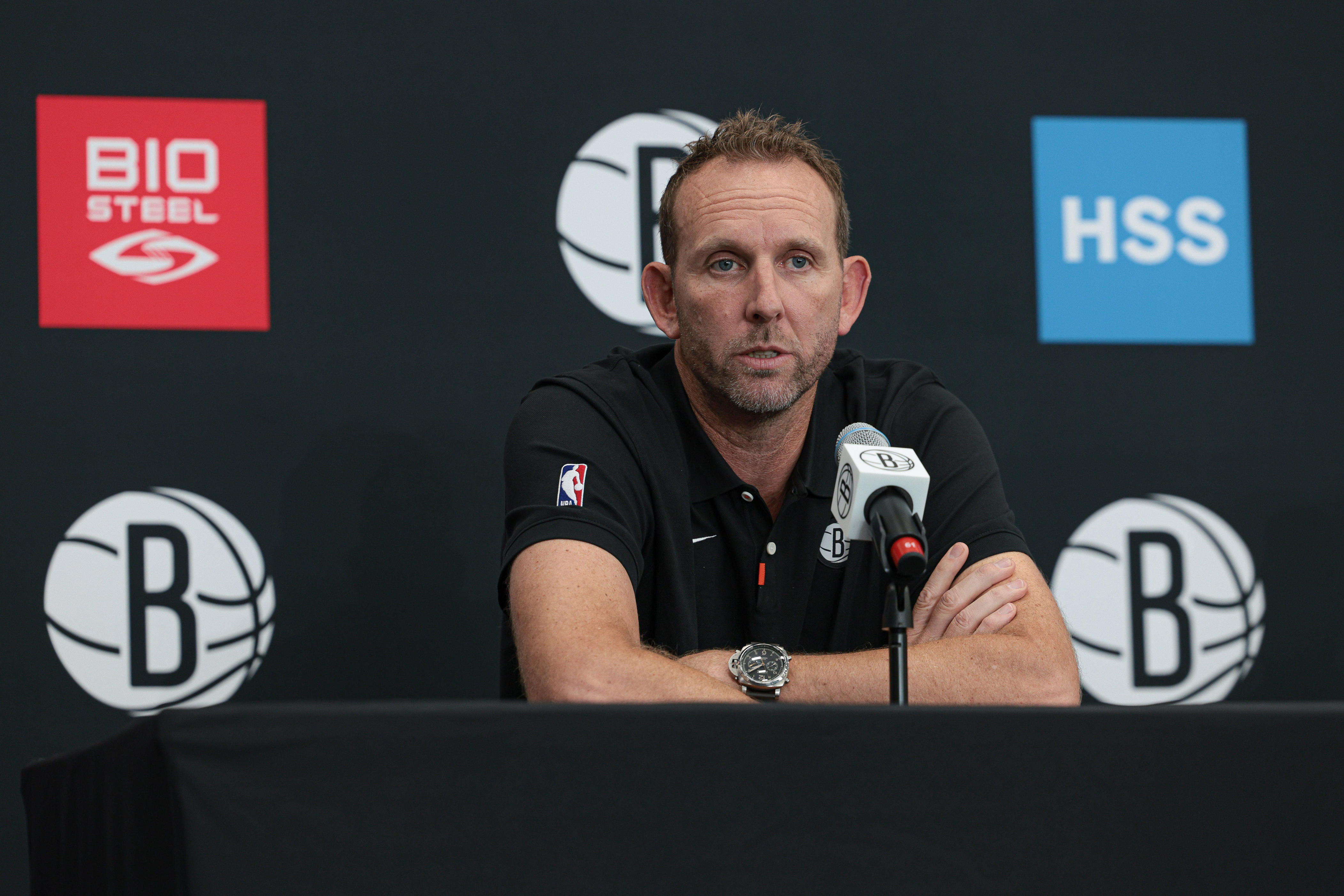 Nets GM Sean Marks at Klutch Sports pro day ahead of 2025 NBA Draft
