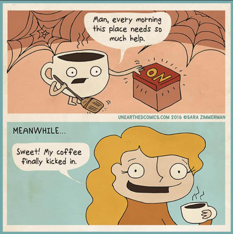 40 Funny Coffee Comics That Deliver The Jolt Of Caffeinated Humor You Need