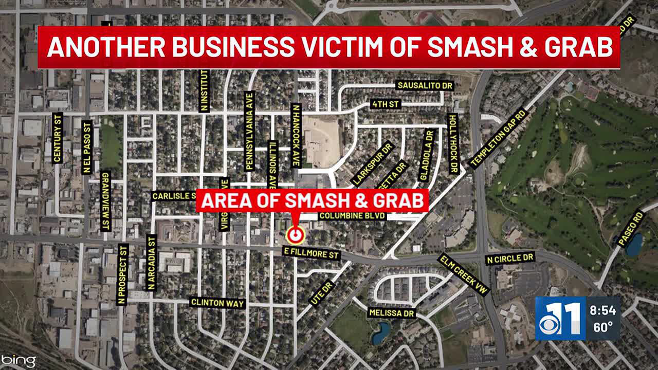 Another smash and grab in Colorado Springs: Suspects get away in stolen ... Another smash and grab in Colorado Springs: Suspects get away in stolen ...
