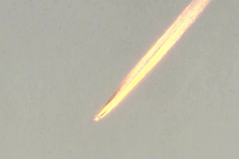 Woman catches moment 'fireball' flies across Merseyside sky Woman catches moment 'fireball' flies across Merseyside sky