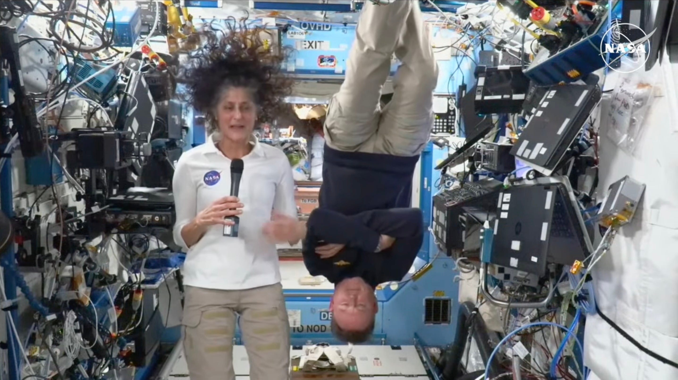 Sunita Williams and Butch Wilmore are set to return to Earth tonight ...