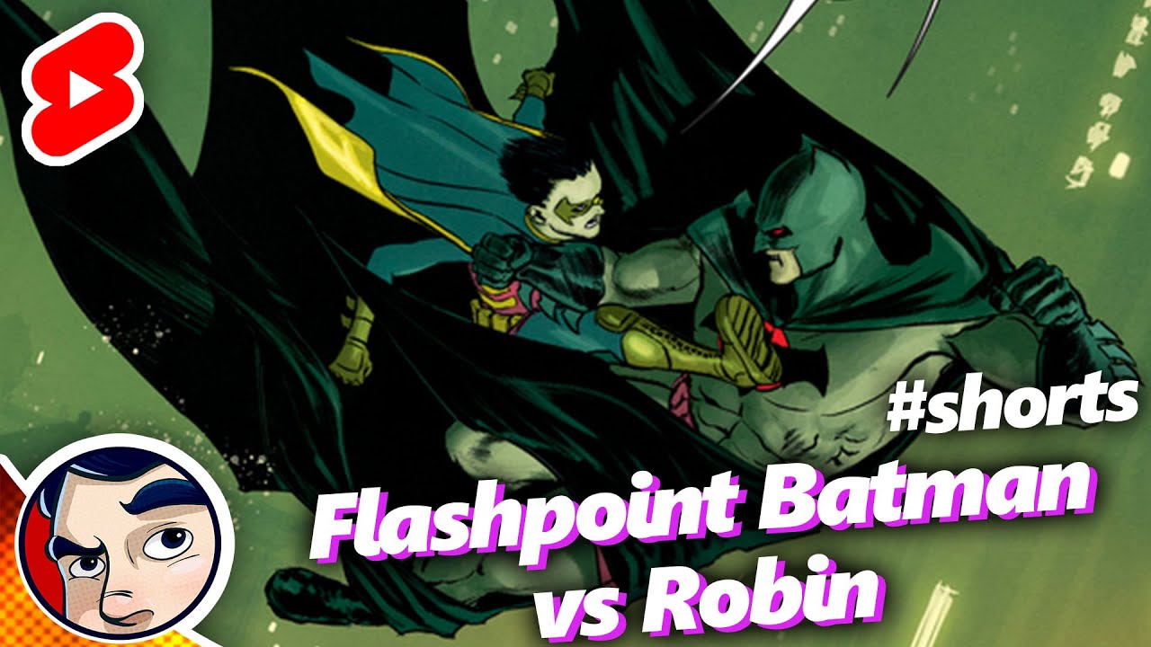 Flashpoint Batman vs Robin—Brutal Fight