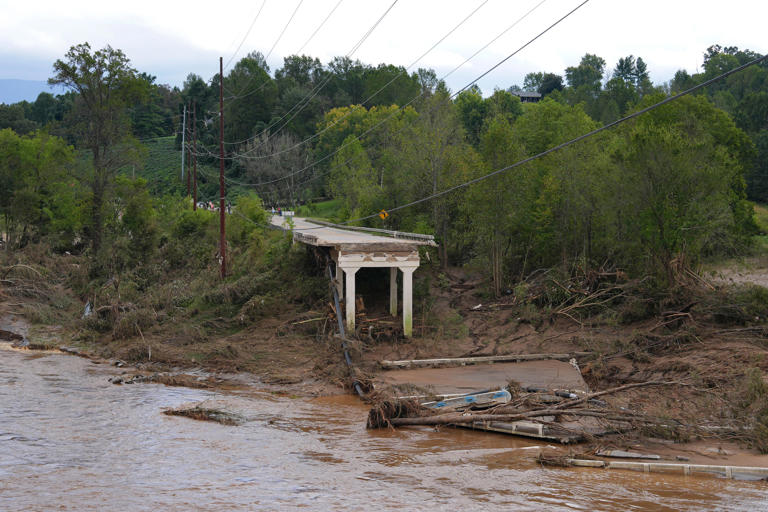 Two bridges destroyed by Nolichucky River flooding could be replaced by ...