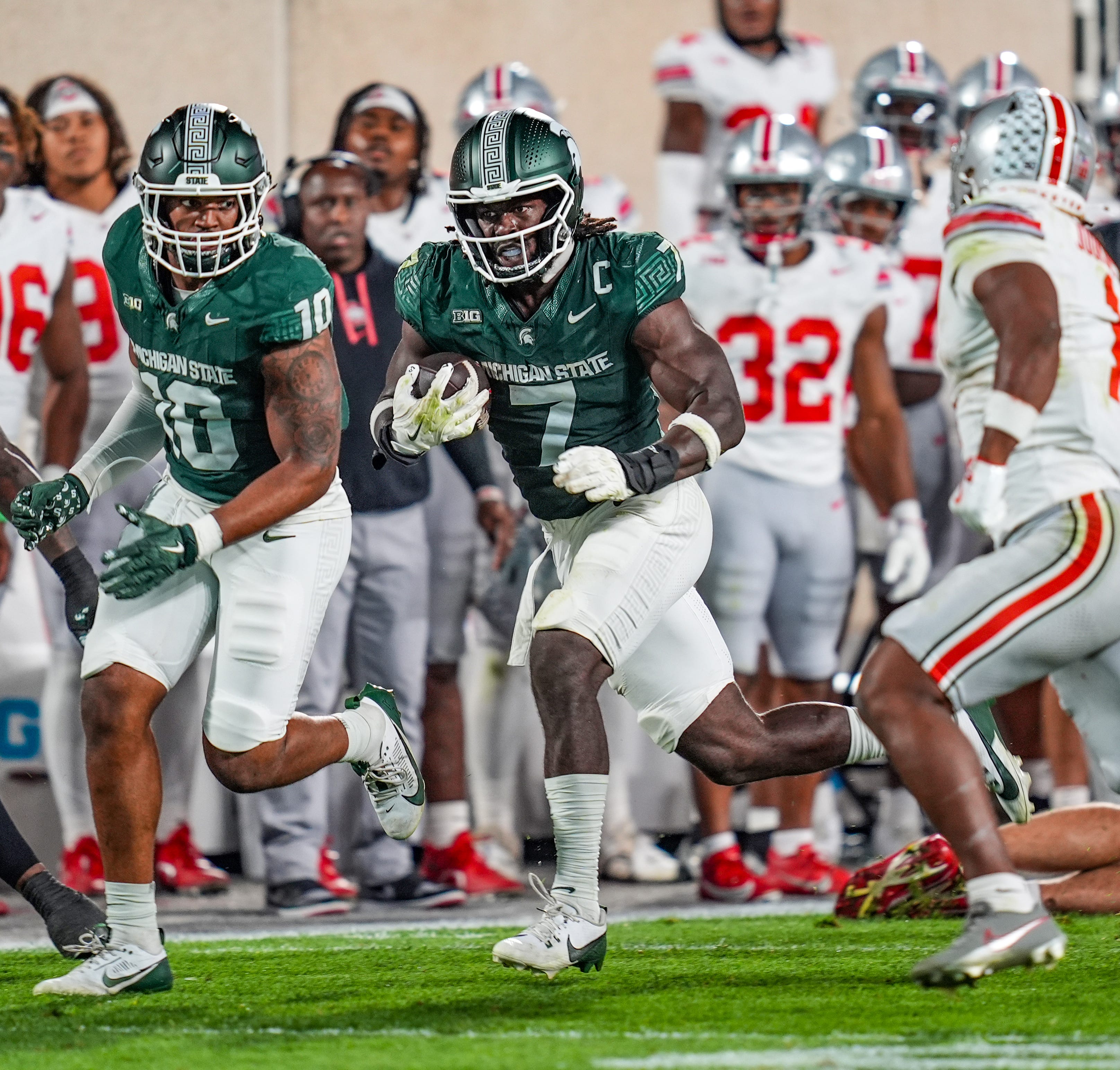 Michigan State football winners, losers: Freshmen get critical snaps on ...