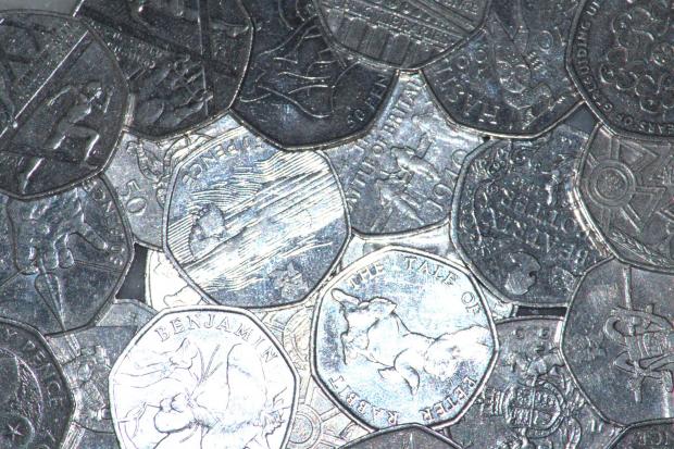 The rare Royal Mint 50p coin selling for more than 400 times its face value