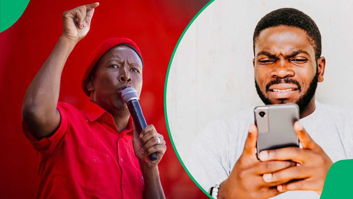 Julius Malema claps back at body shamer, South Africans are ... Julius Malema claps back at body shamer, South Africans are ...