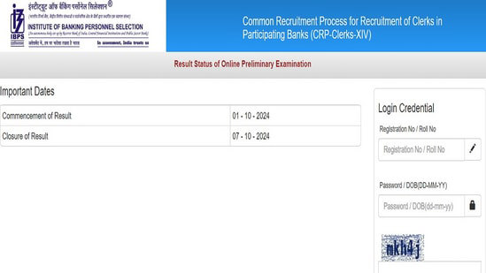 IBPS Clerk Prelims Result 2024 declared at ibps.in, direct link to ... IBPS Clerk Prelims Result 2024 declared at ibps.in, direct link to ...