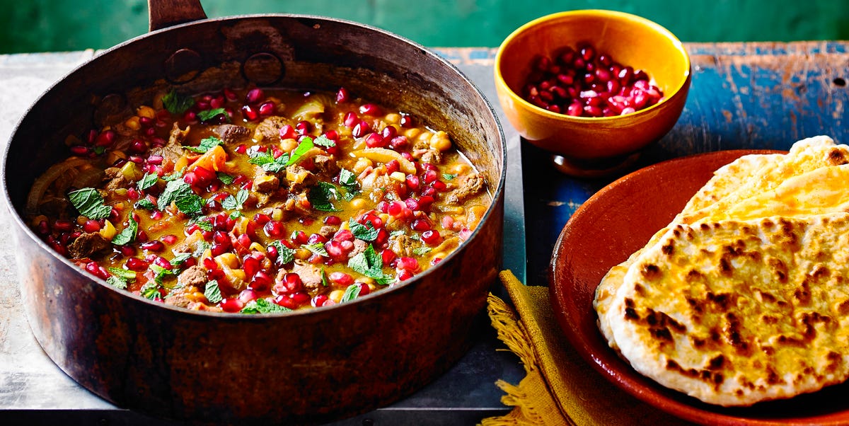 Fragrant lamb and chickpea stew recipe