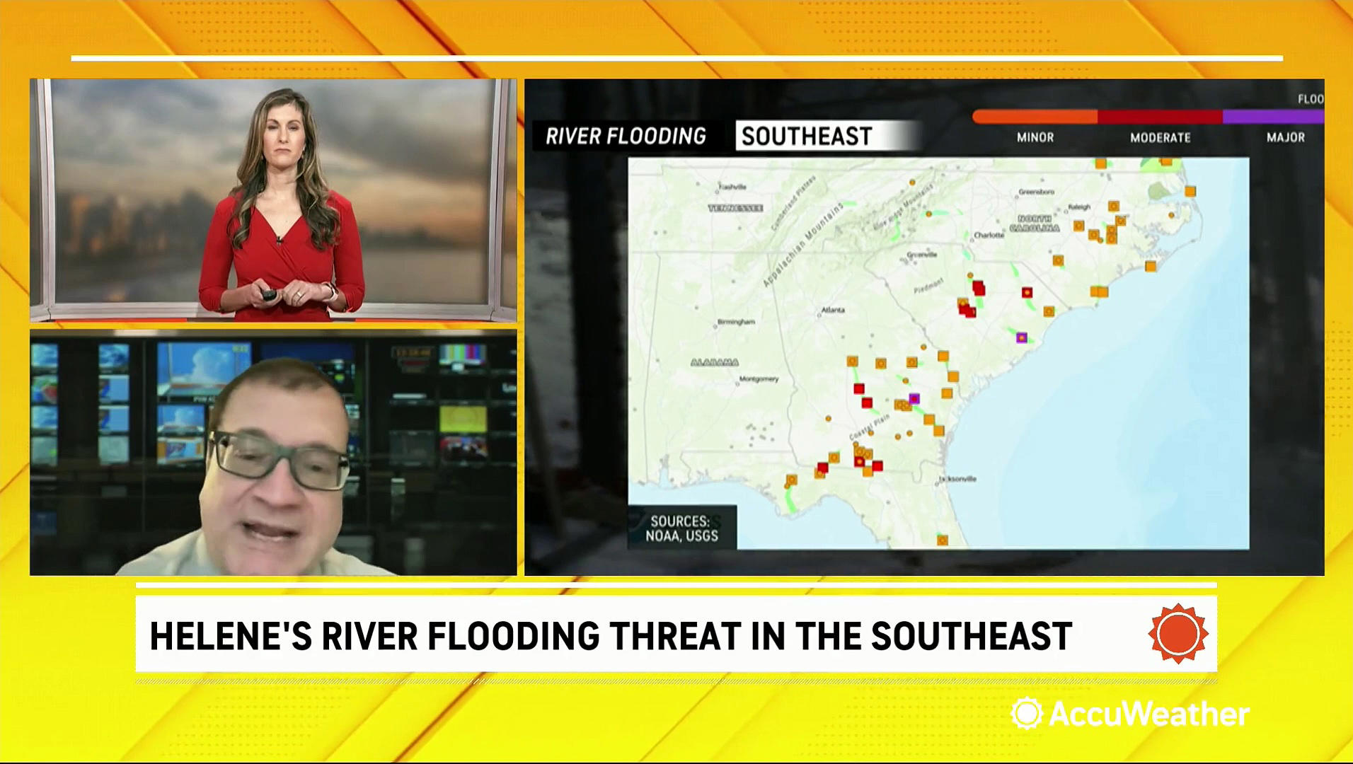 Helene's river flooding threat continues in Southeast Helene's river flooding threat continues in Southeast