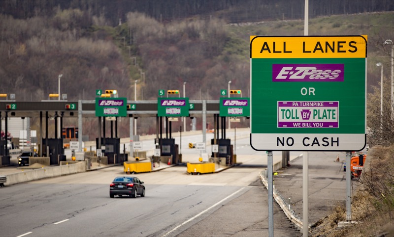 Pennsylvania Turnpike starts removing toll plazas at Interchanges