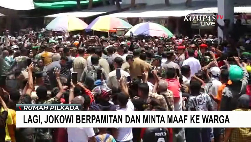 Kunjungi Pasar Rakyat Kefamenanu di NTT, Presiden Jokowi Pamitan ke Warga Kunjungi Pasar Rakyat Kefamenanu di NTT, Presiden Jokowi Pamitan ke Warga