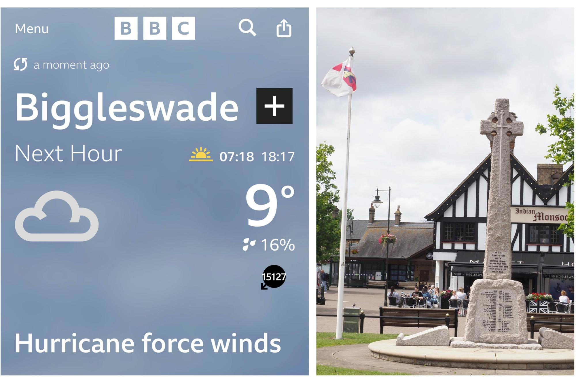 BBC apologises for weather app glitch as 'hurricane force winds ... BBC apologises for weather app glitch as 'hurricane force winds ...