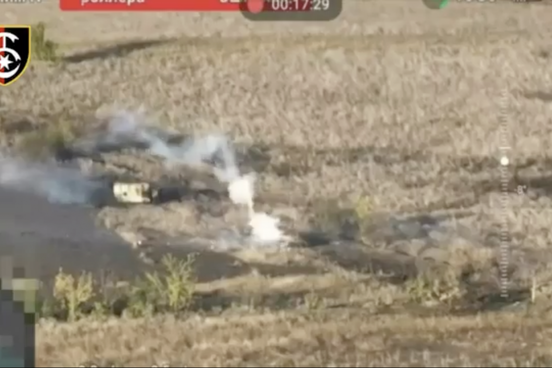 Ukrainian flamethrower drone takes on Russian tank in unforgettable attack