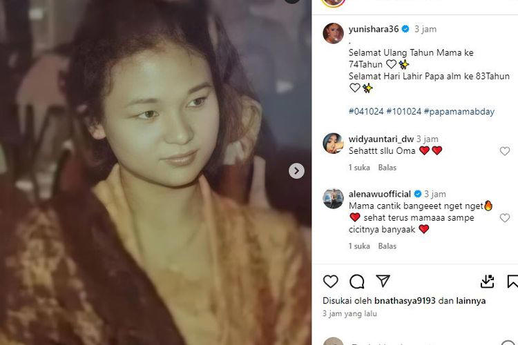 Pantas Yuni Shara dan Krisdayanti Cantik Kebangetan, Paras Sang Ibunda ... Pantas Yuni Shara dan Krisdayanti Cantik Kebangetan, Paras Sang Ibunda ...