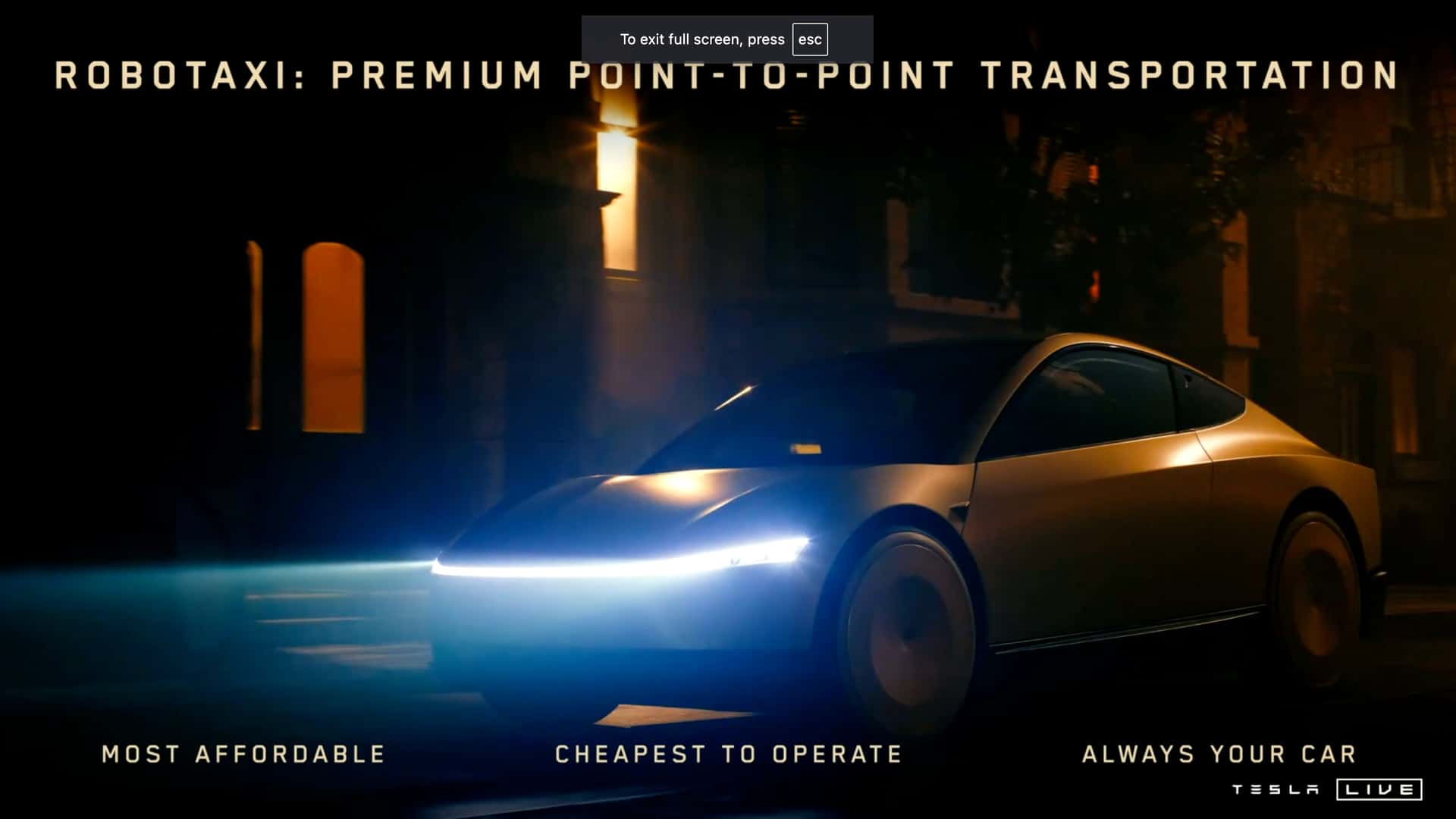 Tesla Robotaxi To Cost Under $30,000: Elon Musk