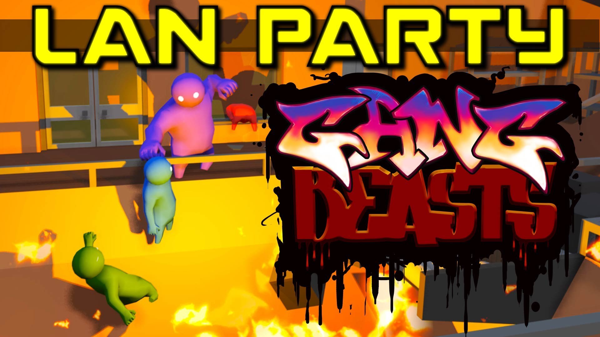 Gang Beasts - Incinerator - LAN Party