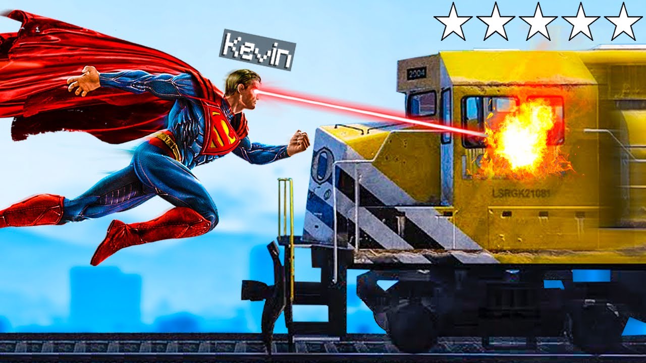 Playing as Superman in GTA 5 – Superhero Mod