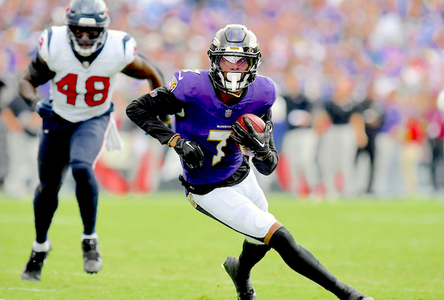 Rashod Bateman An Intriguing DFS Option In Wild Card Round