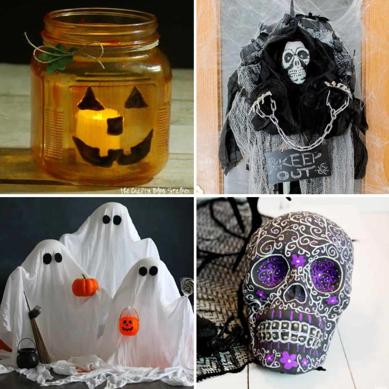 32 Ideas for Homemade Halloween Decor