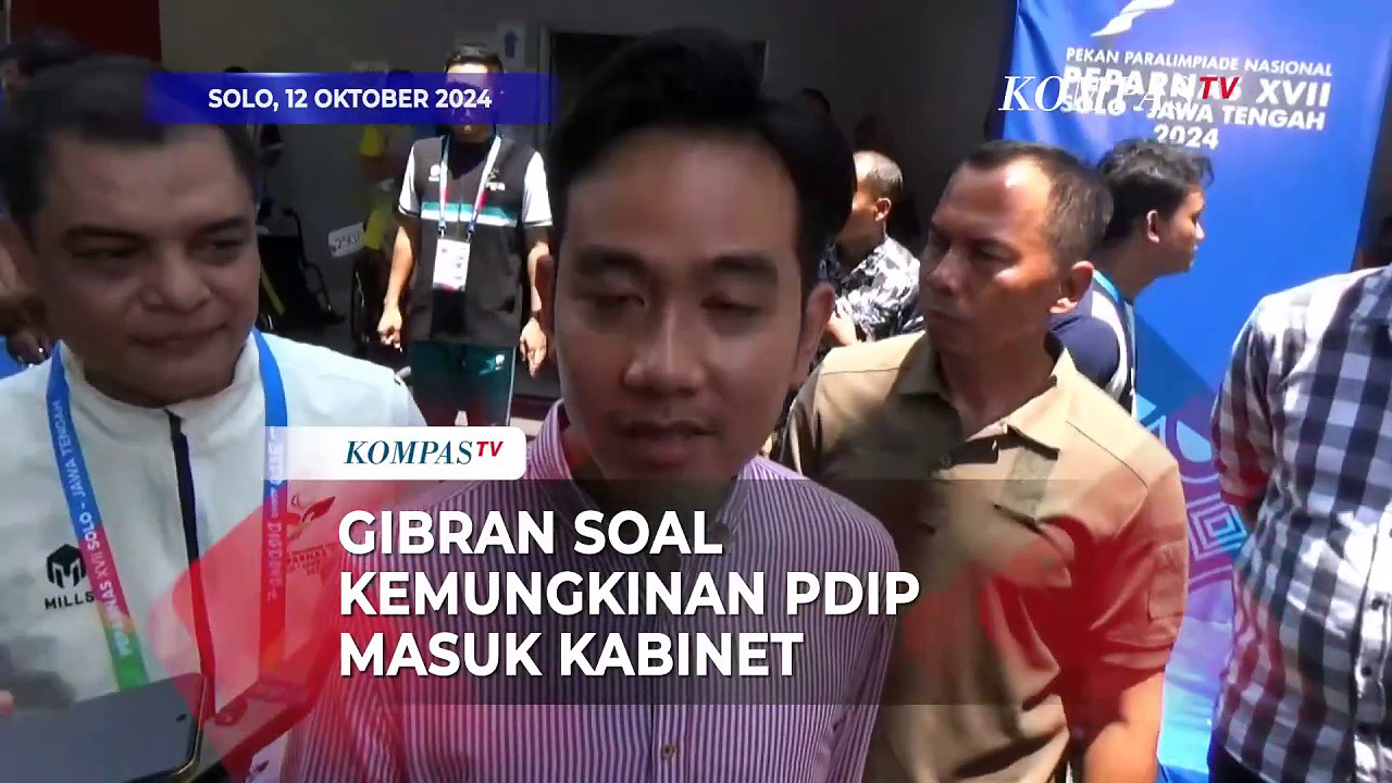Tanggapan Gibran Soal Kemungkinan PDI Perjuangan Masuk Kabinet Prabowo Tanggapan Gibran Soal Kemungkinan PDI Perjuangan Masuk Kabinet Prabowo