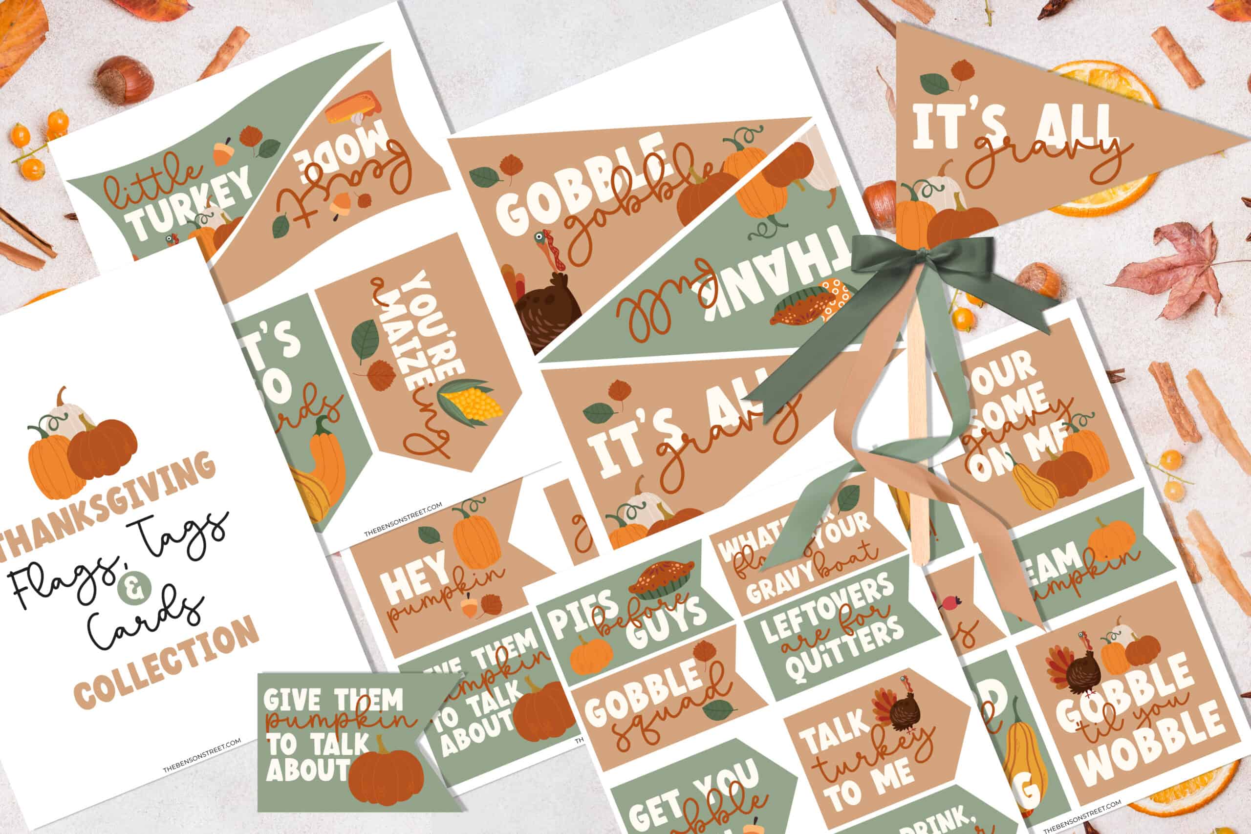 Tags, Flags & Cards: Happy Thanksgiving Tags Free Printable