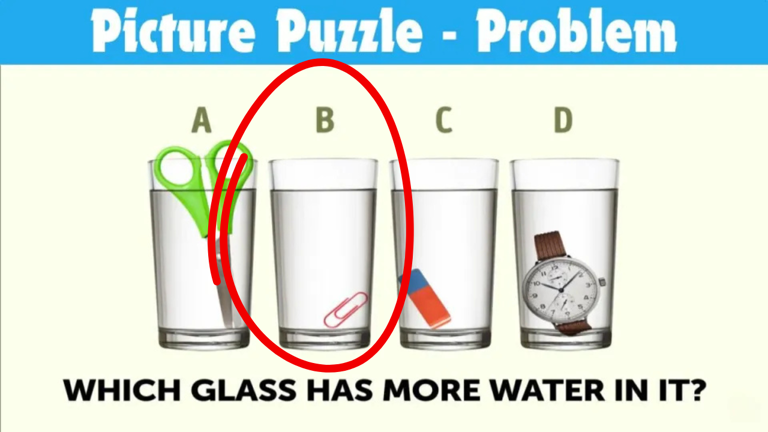 Take this IQ test: Only the smartest ones can guess which glass has ... Take this IQ test: Only the smartest ones can guess which glass has ...