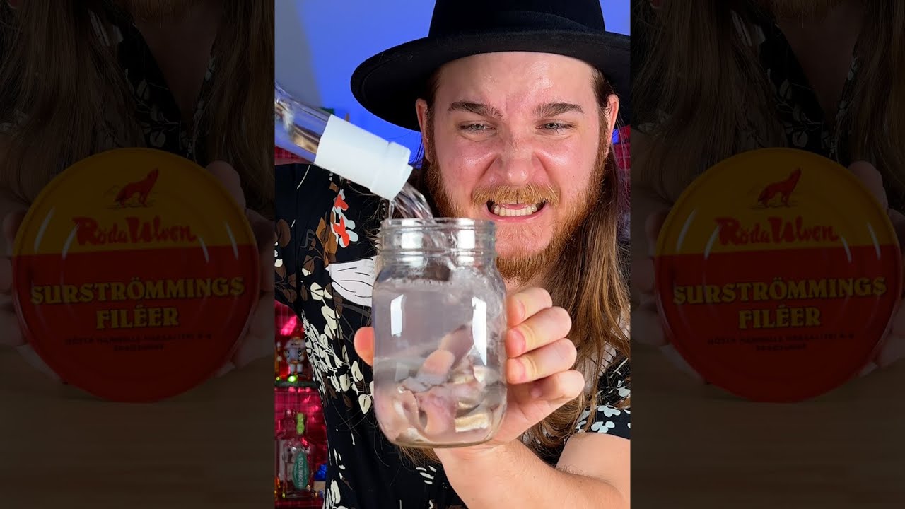 Delicious or Disgusting? Soaking fermented fish in vodka for one week