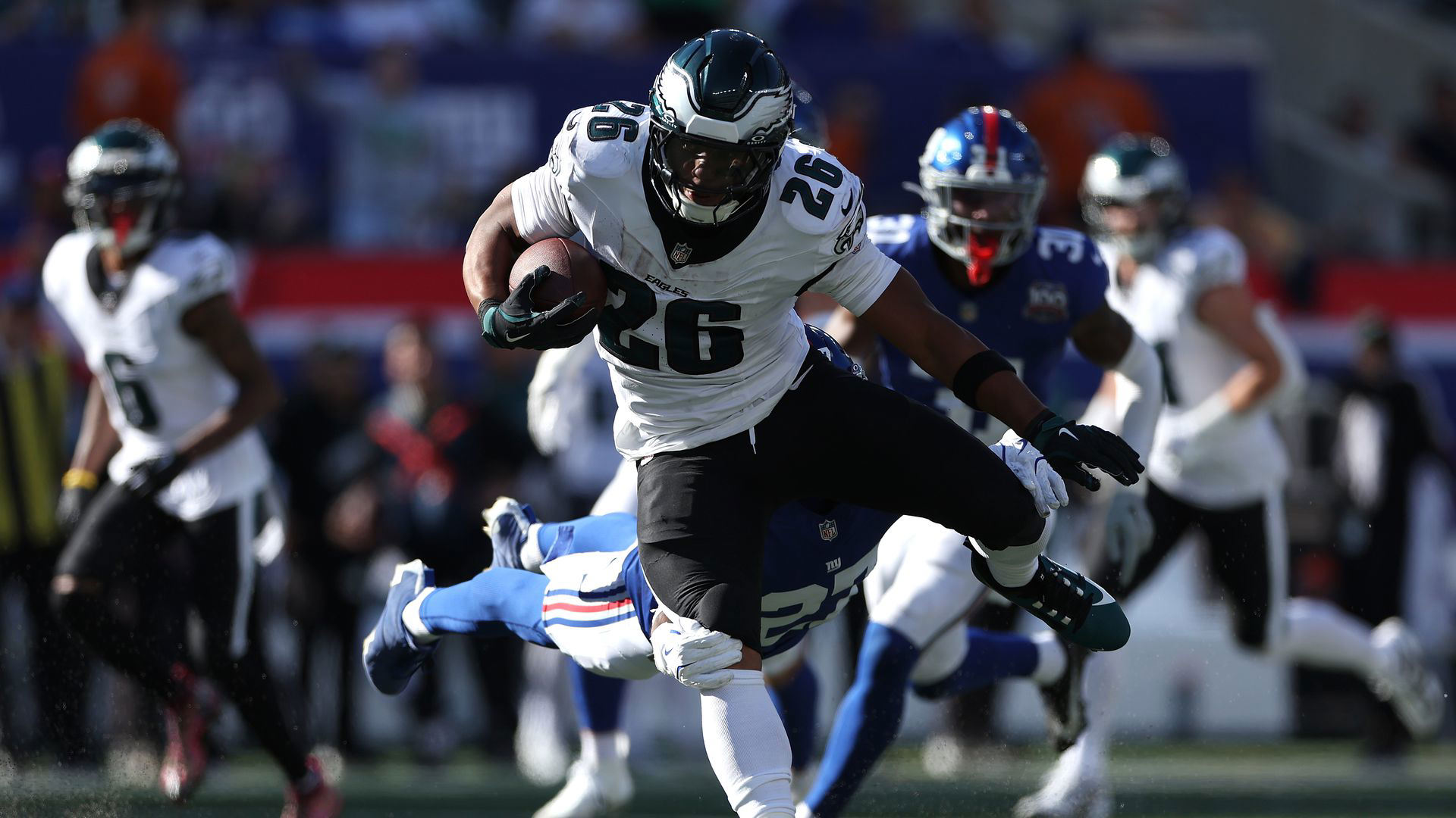 Giants-Eagles final score: Saquon Barkley, Eagles embarrass Giants, 28-3 Giants-Eagles final score: Saquon Barkley, Eagles embarrass Giants, 28-3