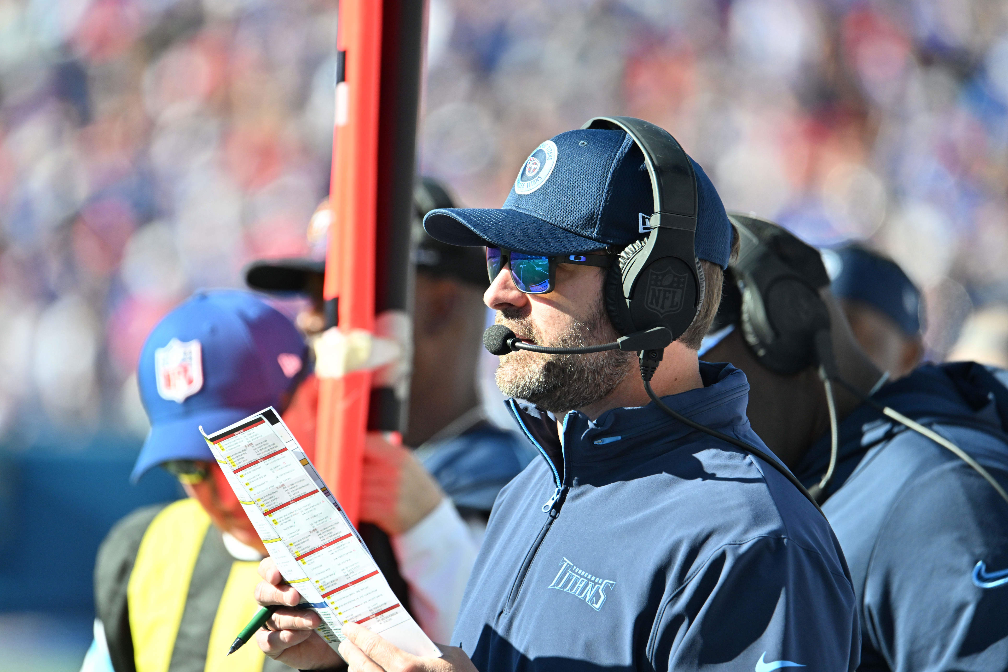Is Titans' Brian Callahan in or out after Ran Carthon firing?