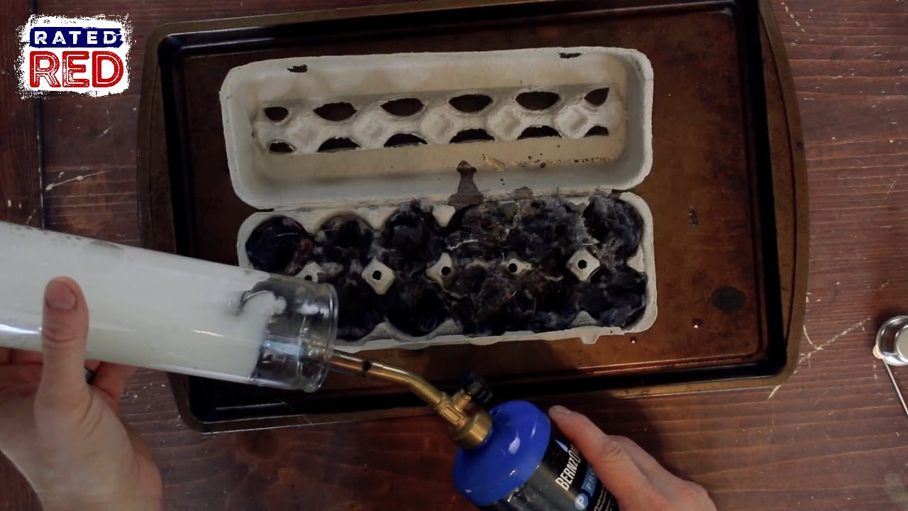 DIY Egg Carton Fire Starter Hack