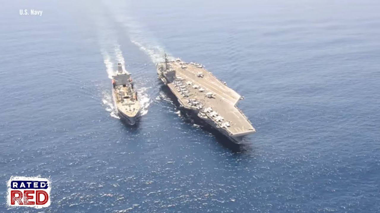 Rated Red Goes Aboard the Mighty USS Carl Vinson Carrier