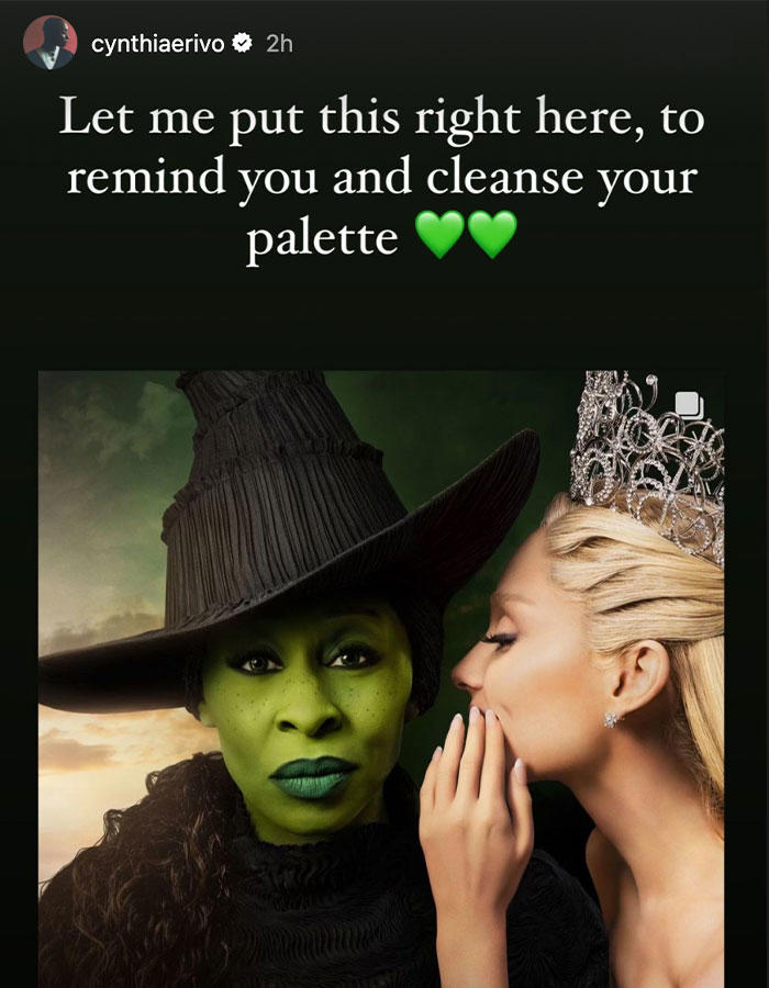 Ariana Grande Responds To “Most Offensive” Fan-Made ‘Wicked’ Poster ... Ariana Grande Responds To “Most Offensive” Fan-Made ‘Wicked’ Poster ...