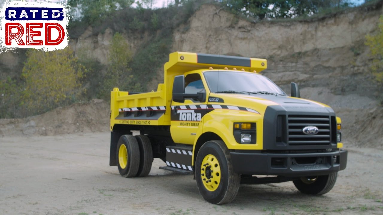 Ford Builds a Real-Life Tonka Dump Truck Model
