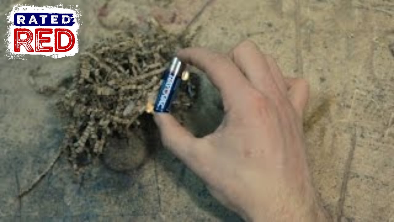 Man Hacks: Make Your Own Fire Using Gum Wrapper