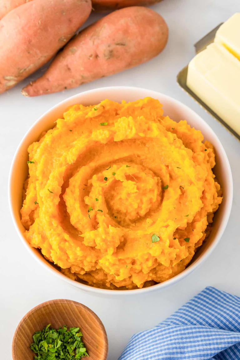 Easy Mashed Sweet Potatoes