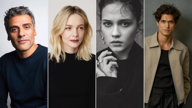 Oscar Isaac, Carey Mulligan, Charles Melton and Cailee Spaeny ... Oscar Isaac, Carey Mulligan, Charles Melton and Cailee Spaeny ...