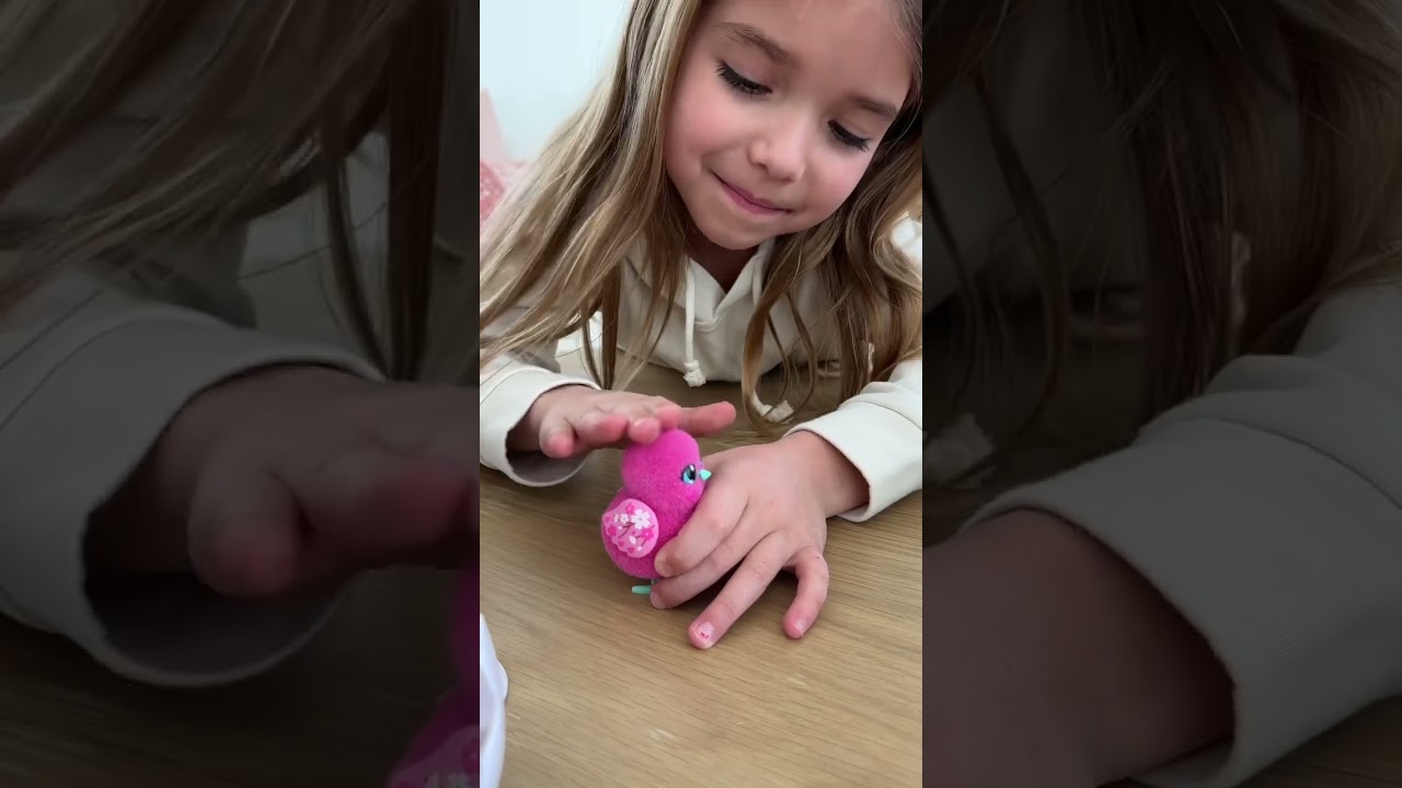 Excited kids watch a brand-new baby animal hatch live