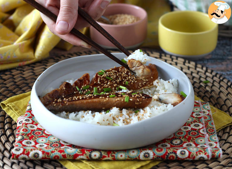 How to cook mackerel? try this recipe lacquered with soy sauce and honey!