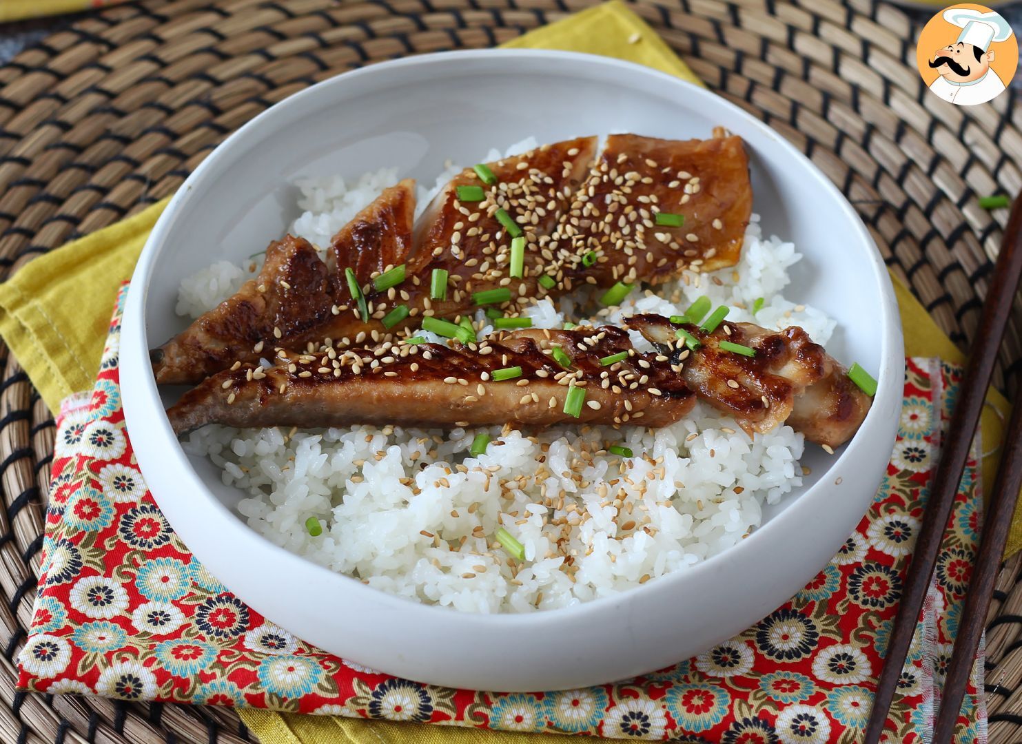 How to cook mackerel? try this recipe lacquered with soy sauce and honey!