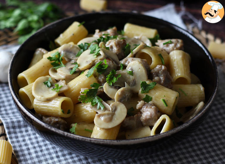 Pasta con bacon: fácil y barata