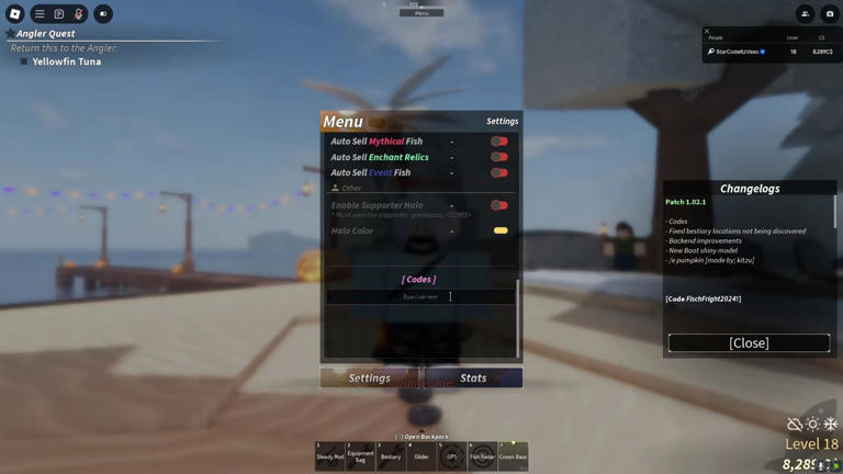 Fisch Codes (January 2025)