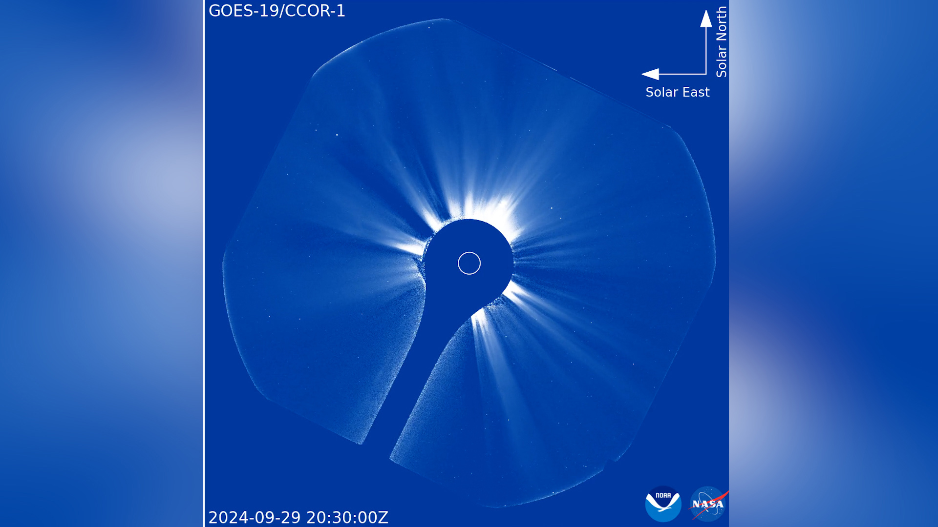 NOAA Shares Imagery From World’s First Operational Space-based Coronagraph NOAA Shares Imagery From World’s First Operational Space-based Coronagraph