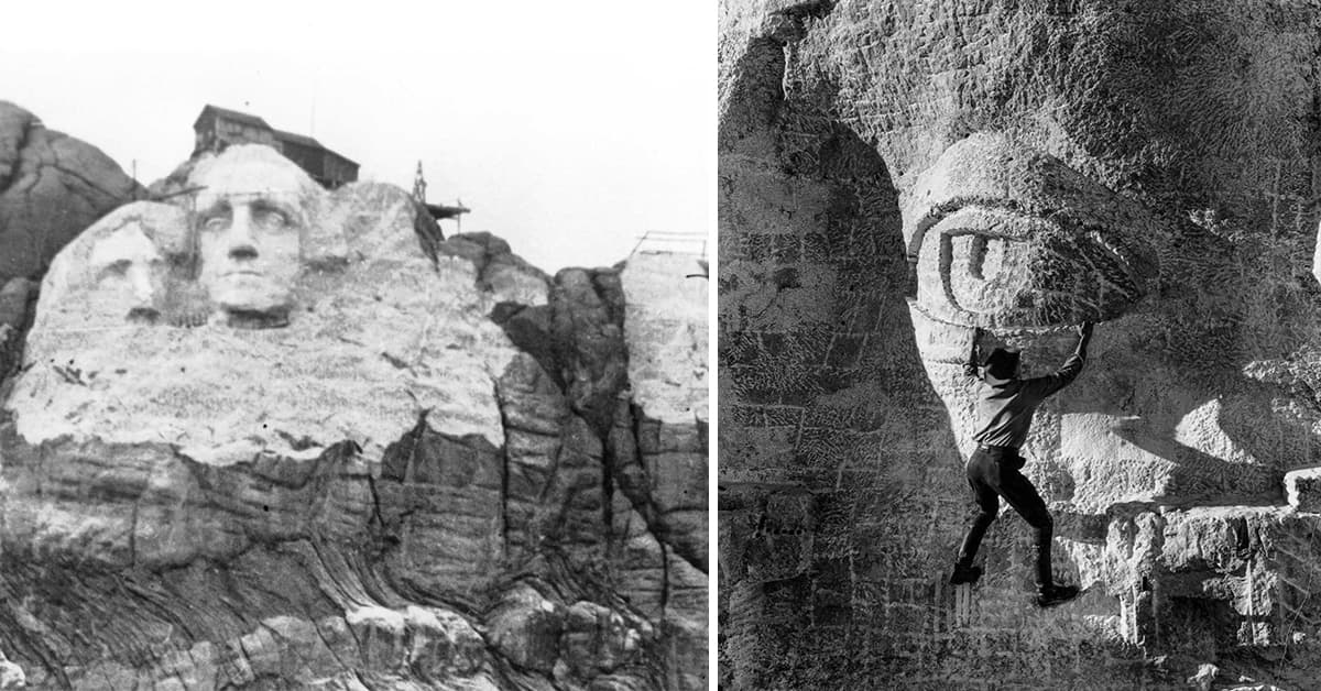 The Construction of Mount Rushmore, Told in 24 Photos