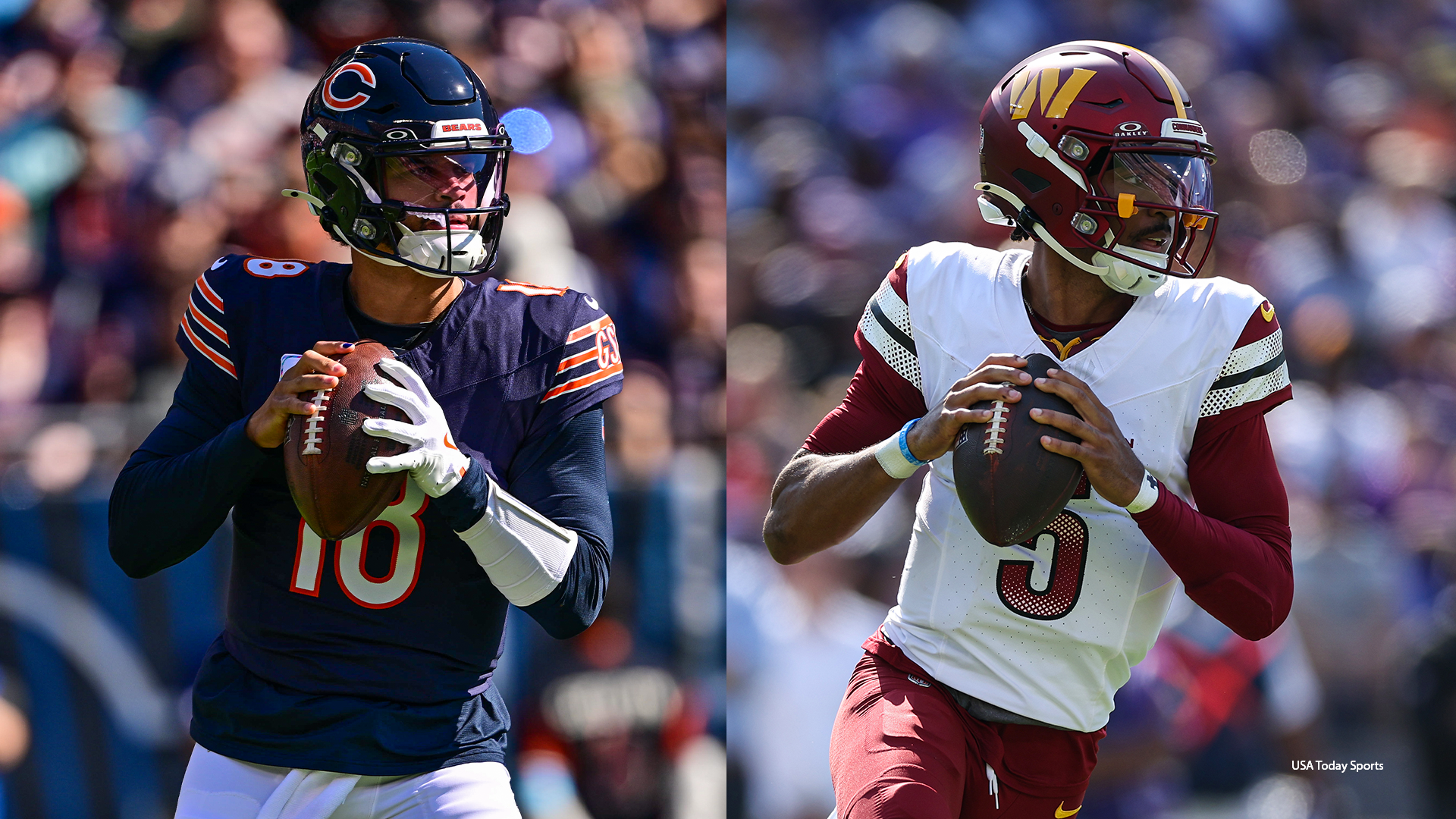 Bears QB Caleb Williams embraces battle with Commanders QB Jayden Daniels