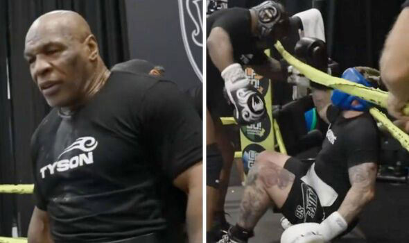 Mike Tyson's attitude at training sums him up ahead of Jake Paul fight Mike Tyson's attitude at training sums him up ahead of Jake Paul fight