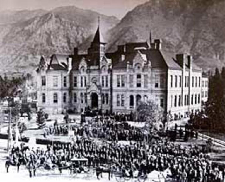 Deseret News archives: When Brigham Young Academy became a university