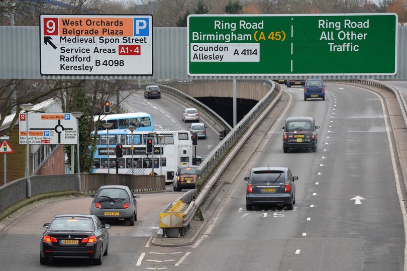 Coventry's Ring Road to be hit by five-day long works