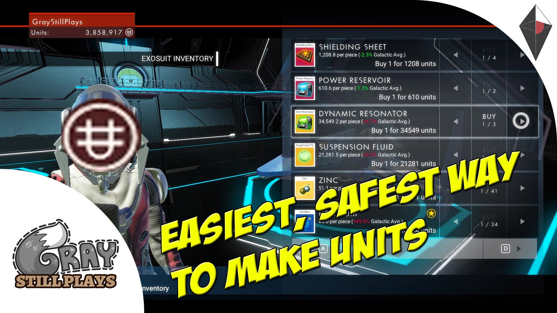 No Man's Sky | Make Units in The Easiest, Safest, and Simplist Way ... No Man's Sky | Make Units in The Easiest, Safest, and Simplist Way ...