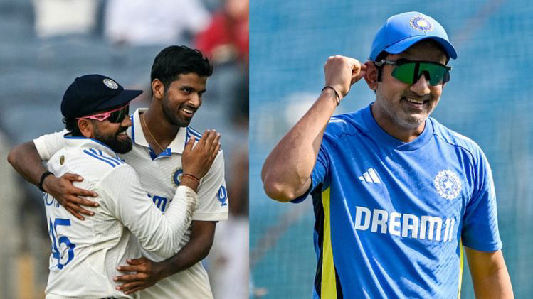 Washington Sundar gives special mention to Gautam Gambhir, Rohit Sharma ... Washington Sundar gives special mention to Gautam Gambhir, Rohit Sharma ...